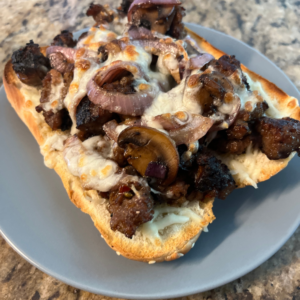 Open-Faced Italian Sausage Sandwich Melt